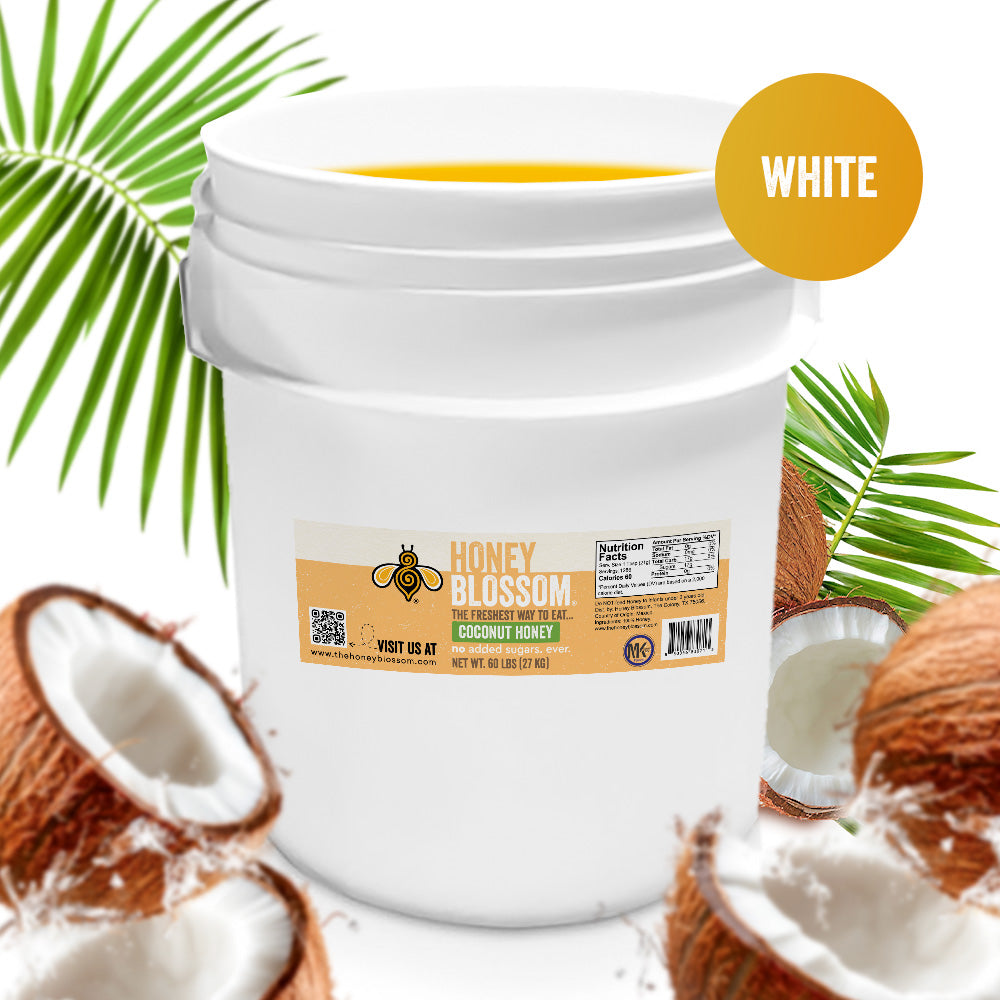 Coconut Honey (White) 60-lb Bucket – Bulk Wholesale Supply – Honey ...