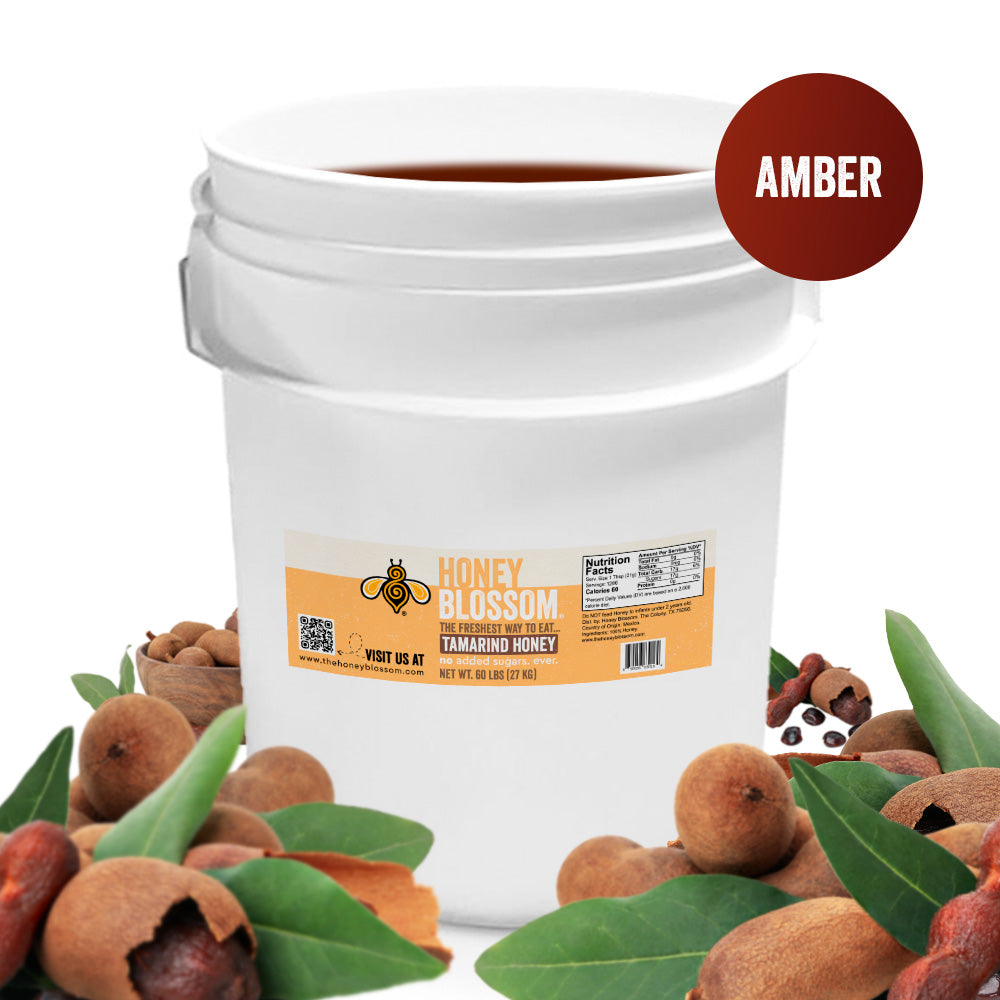 Tamarind Honey (Amber) 60-lb Bucket – Bulk Wholesale Supply – Honey ...