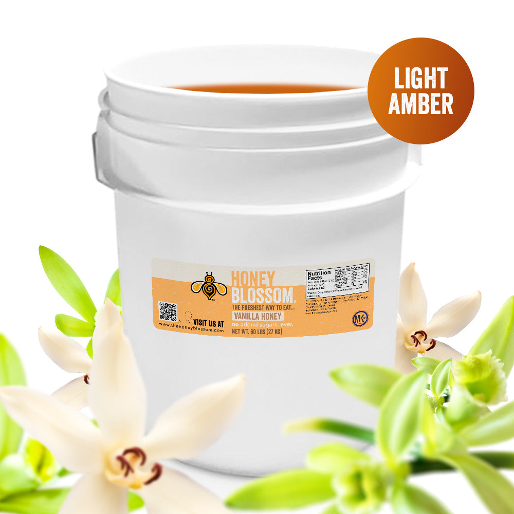 Vanilla Honey (Light Amber) 60-lb Bucket – Bulk Wholesale Supply ...